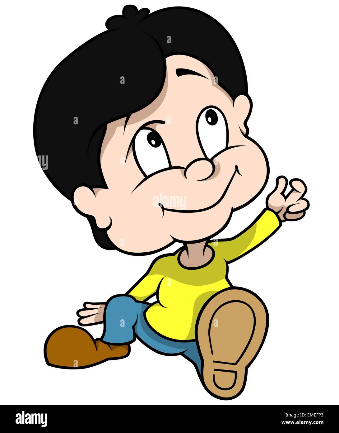 Child figure painting Stock Vector Images - Alamy