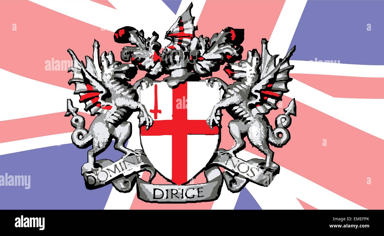 City of London Crest Stock Vector Image & Art - Alamy