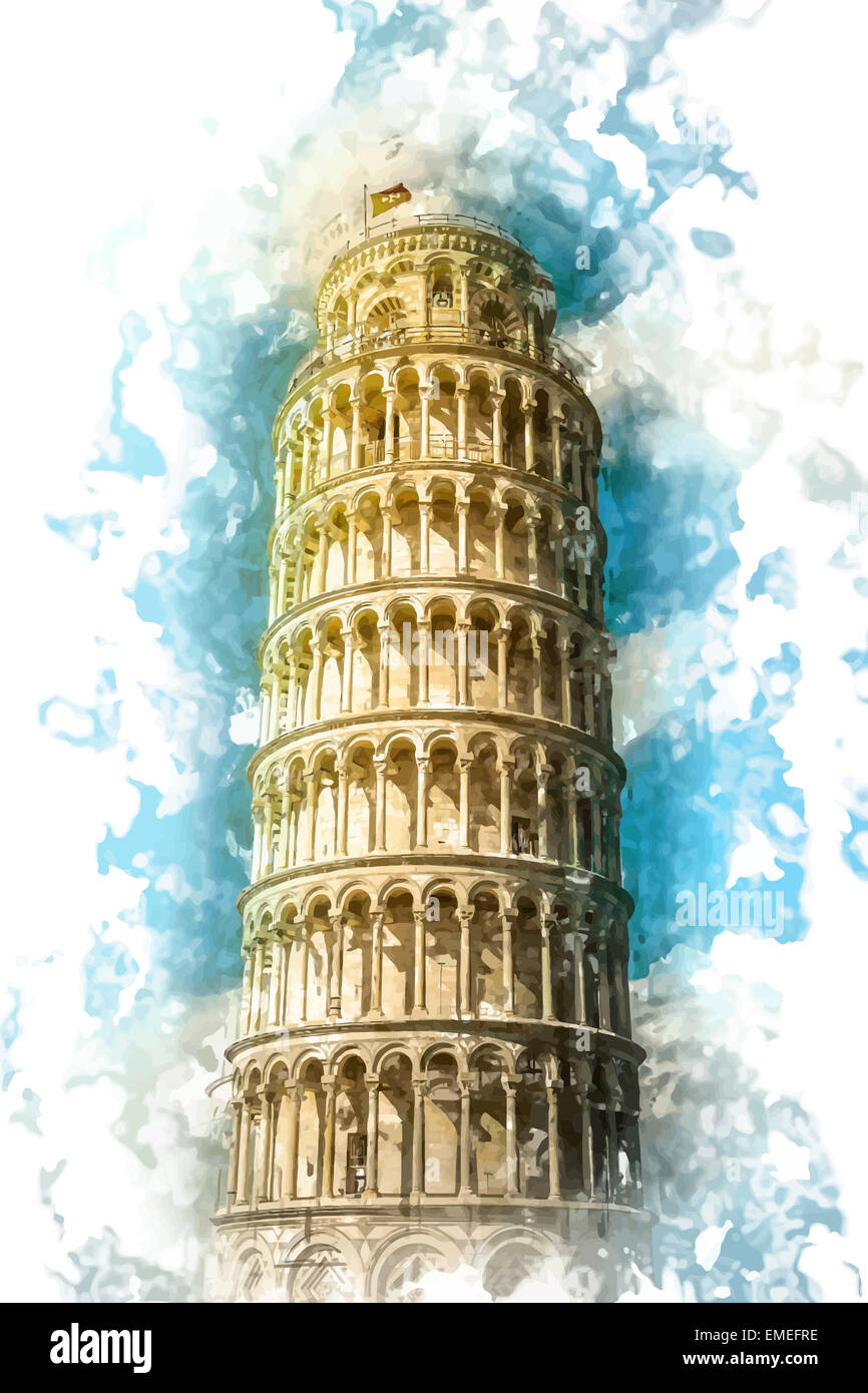 Leaning tower, Pisa, Italy Stock Photo - Alamy