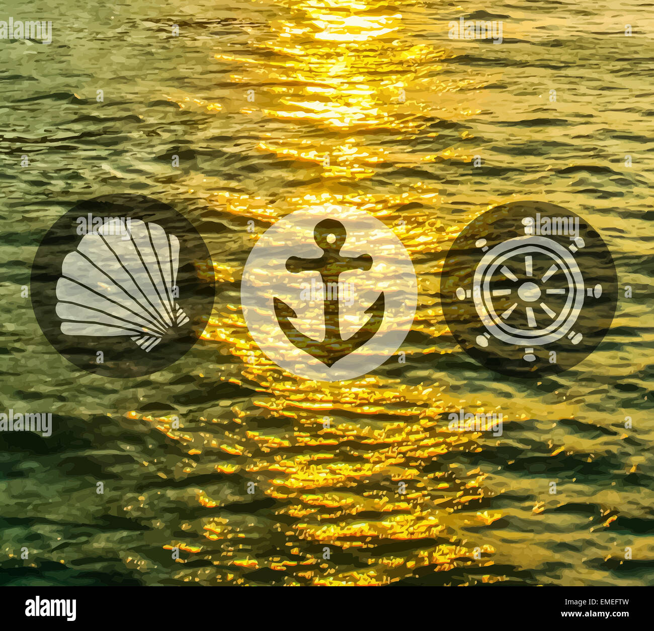 realistic waves background Stock Photo - Alamy