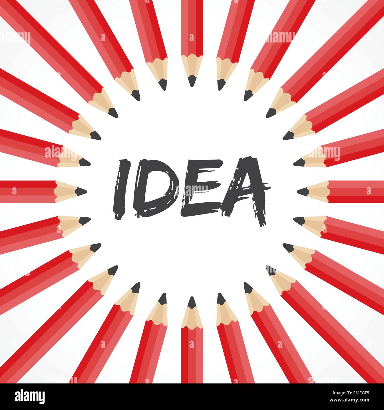 Creative word pencil Stock Vector Images - Alamy