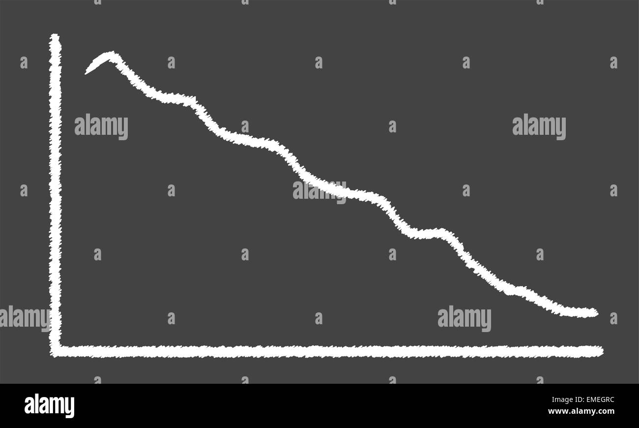 Business decline graph Stock Vector Images - Alamy
