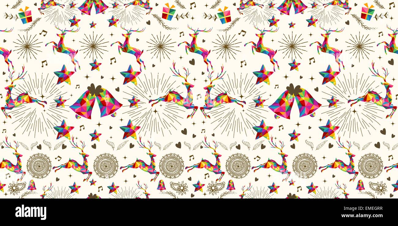 Vintage style christmas decoration Stock Vector Images - Alamy