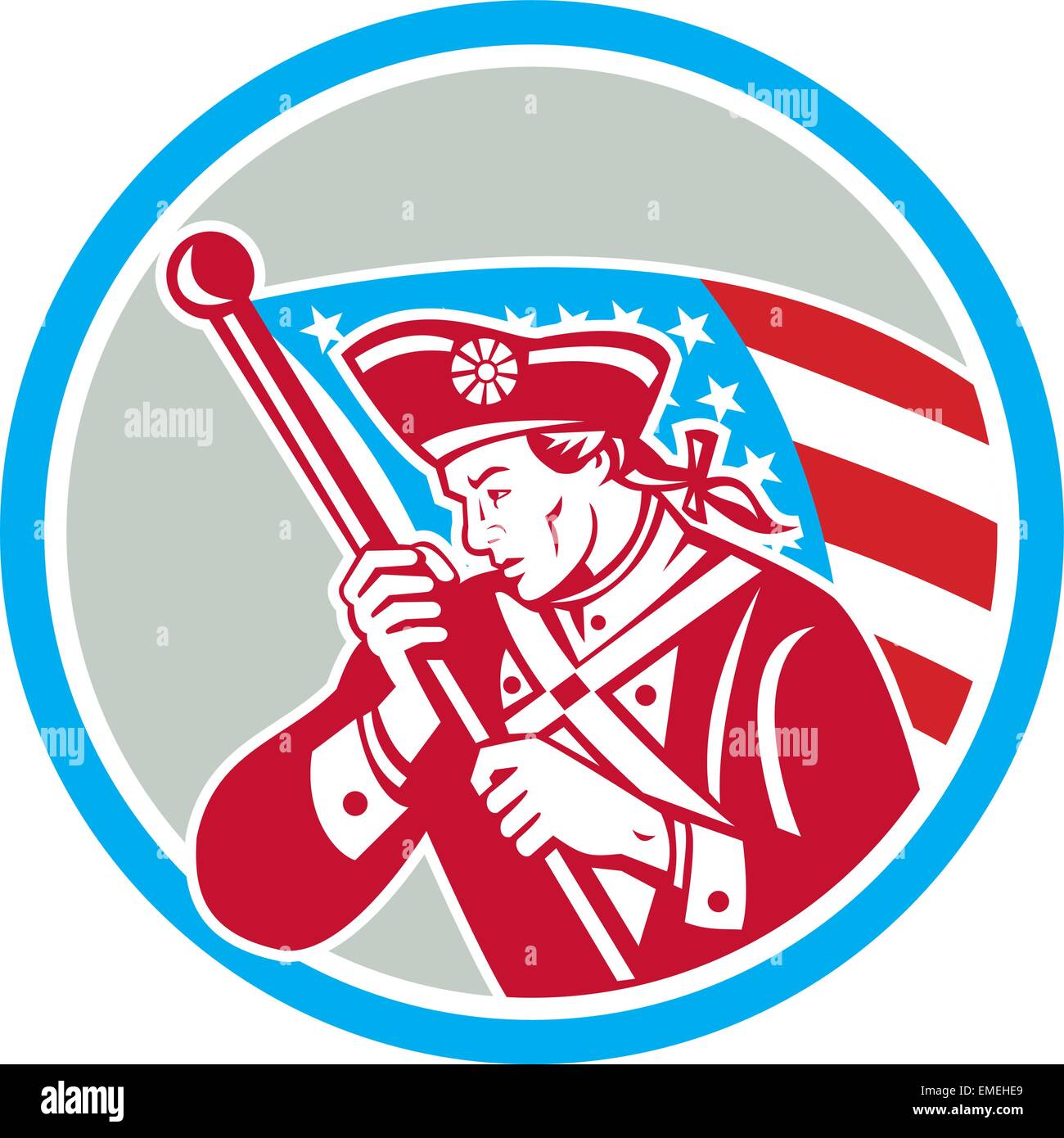 Revolutionary soldier american Stock Vector Images - Alamy