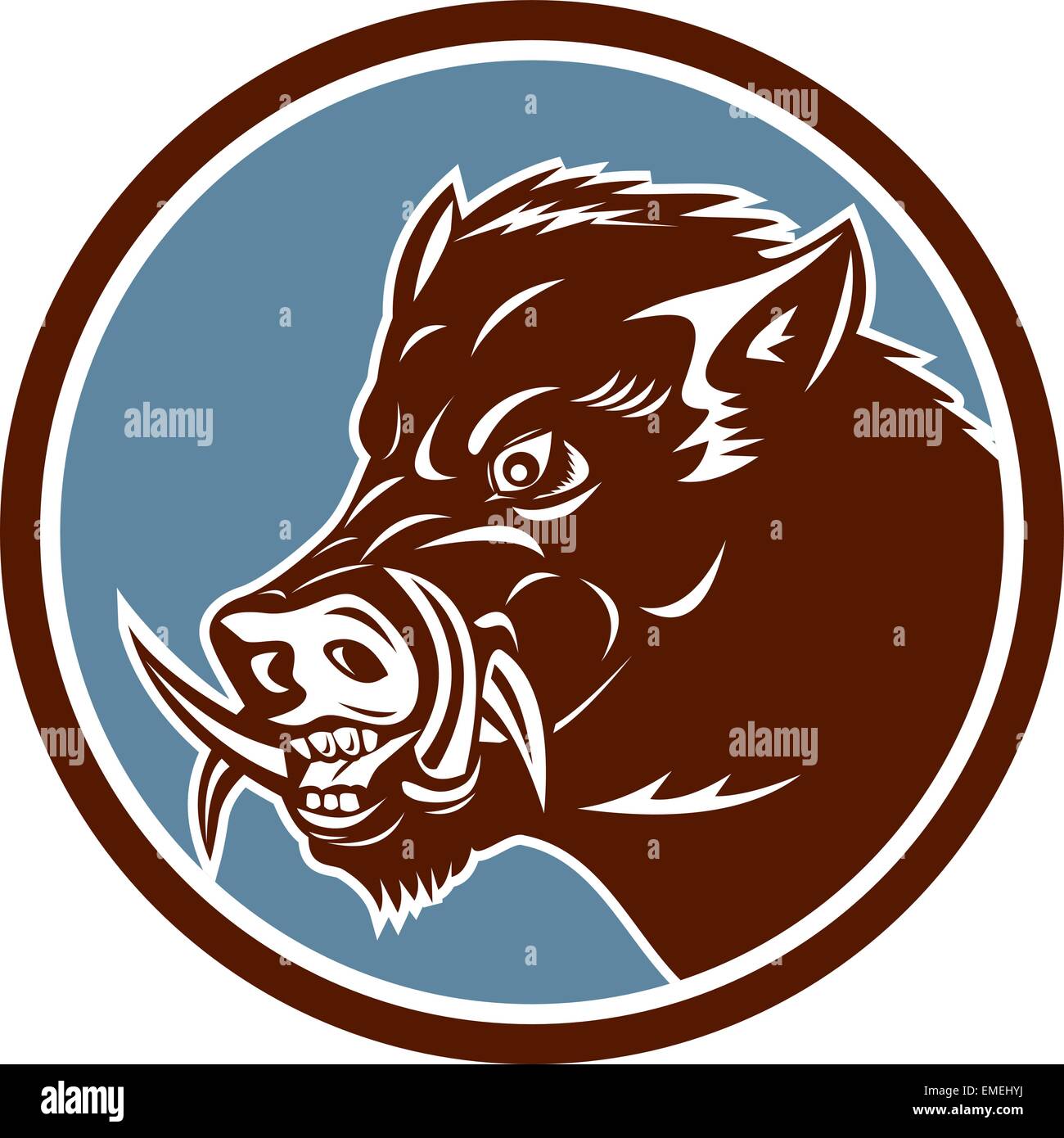 Razorback head hi-res stock photography and images - Alamy