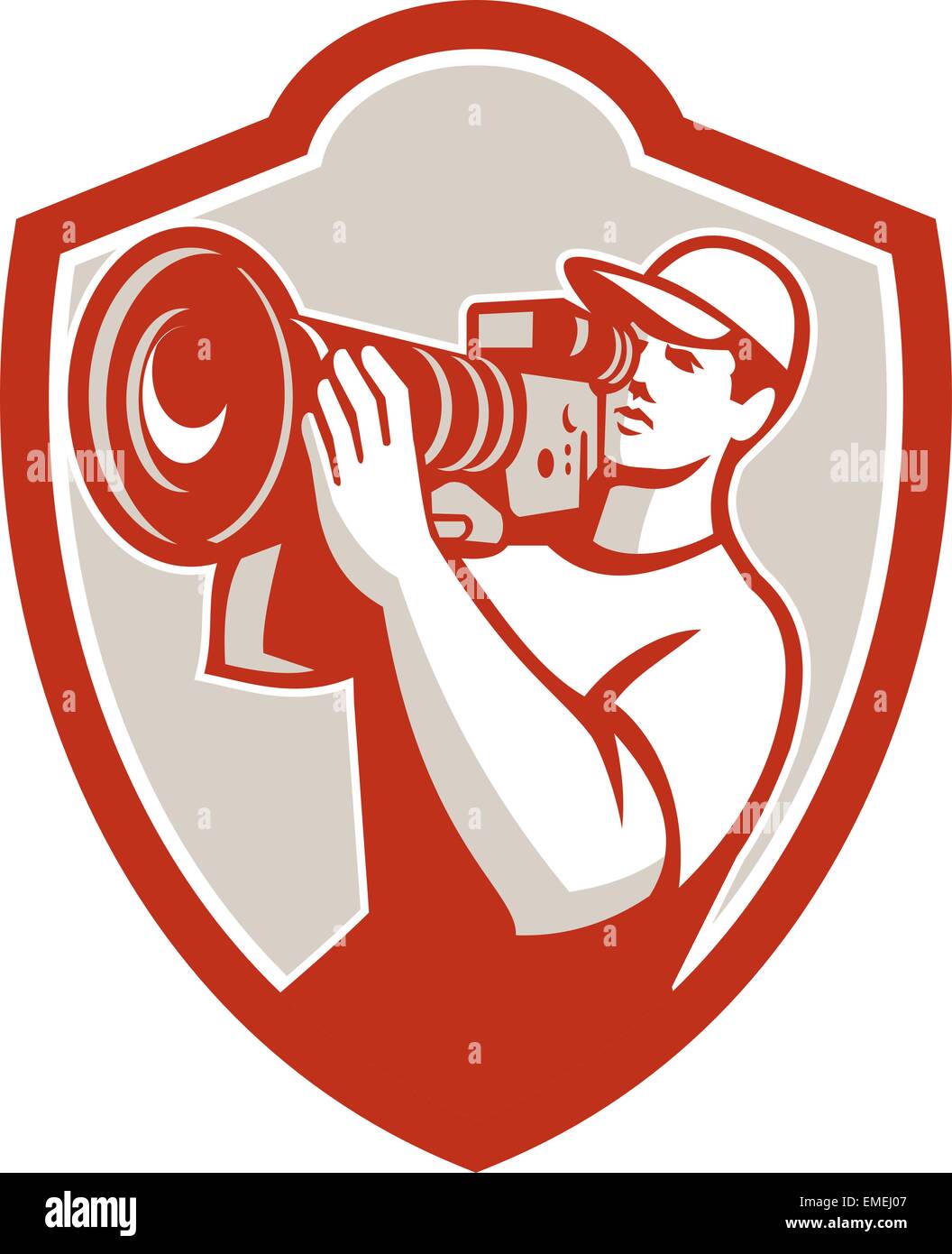 Shooting filming movie Stock Vector Images - Alamy