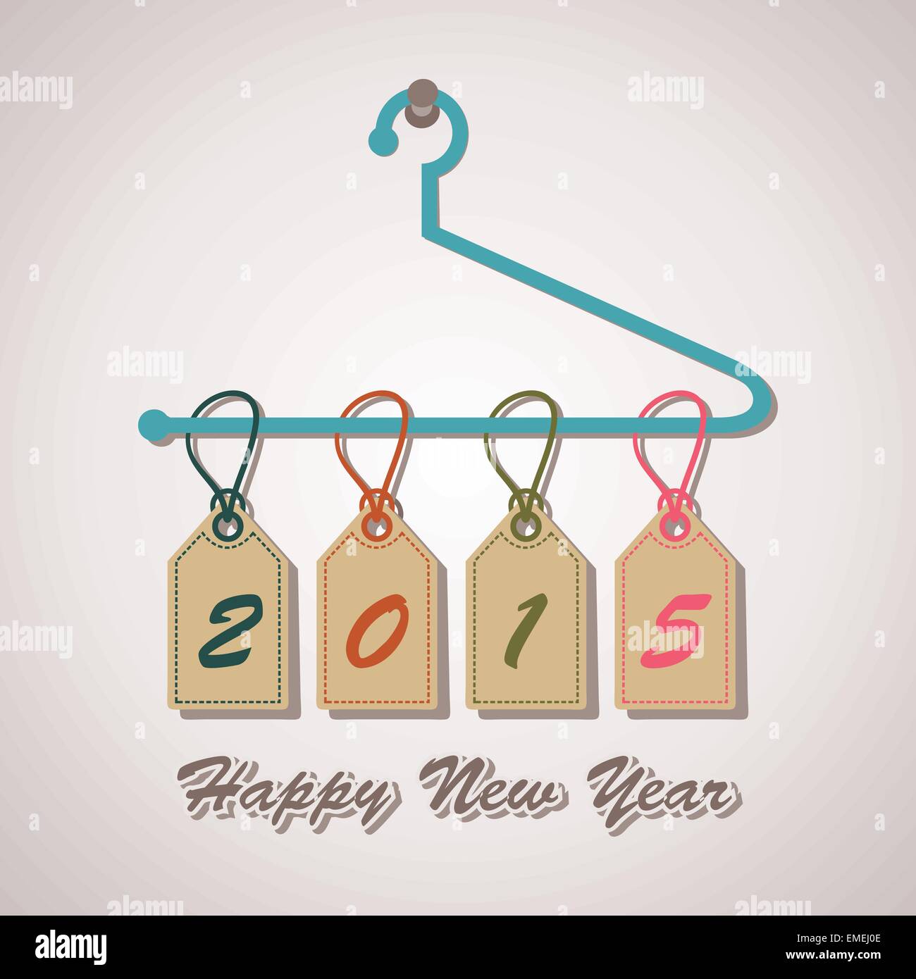 2015 word hanging on a hanger Stock Vector Image & Art - Alamy