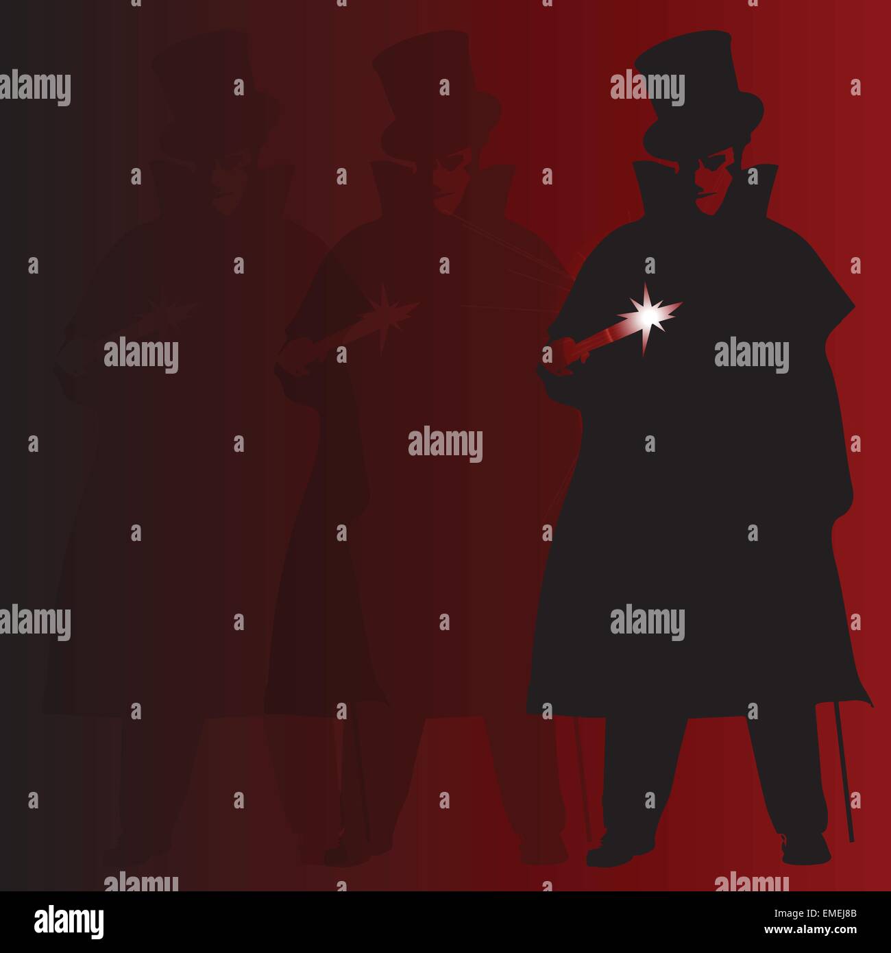 Jack the ripper illustration hi-res stock photography and images - Alamy