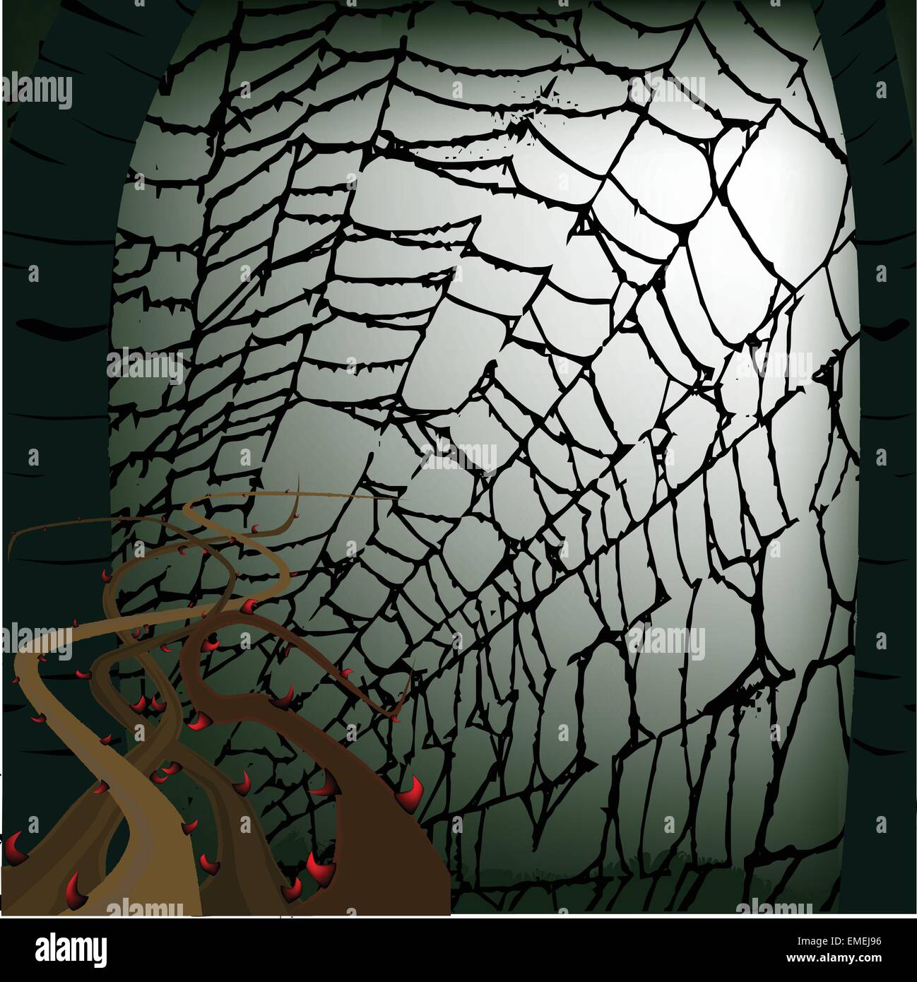 Halloween Spiders Web Stock Vector Image & Art - Alamy