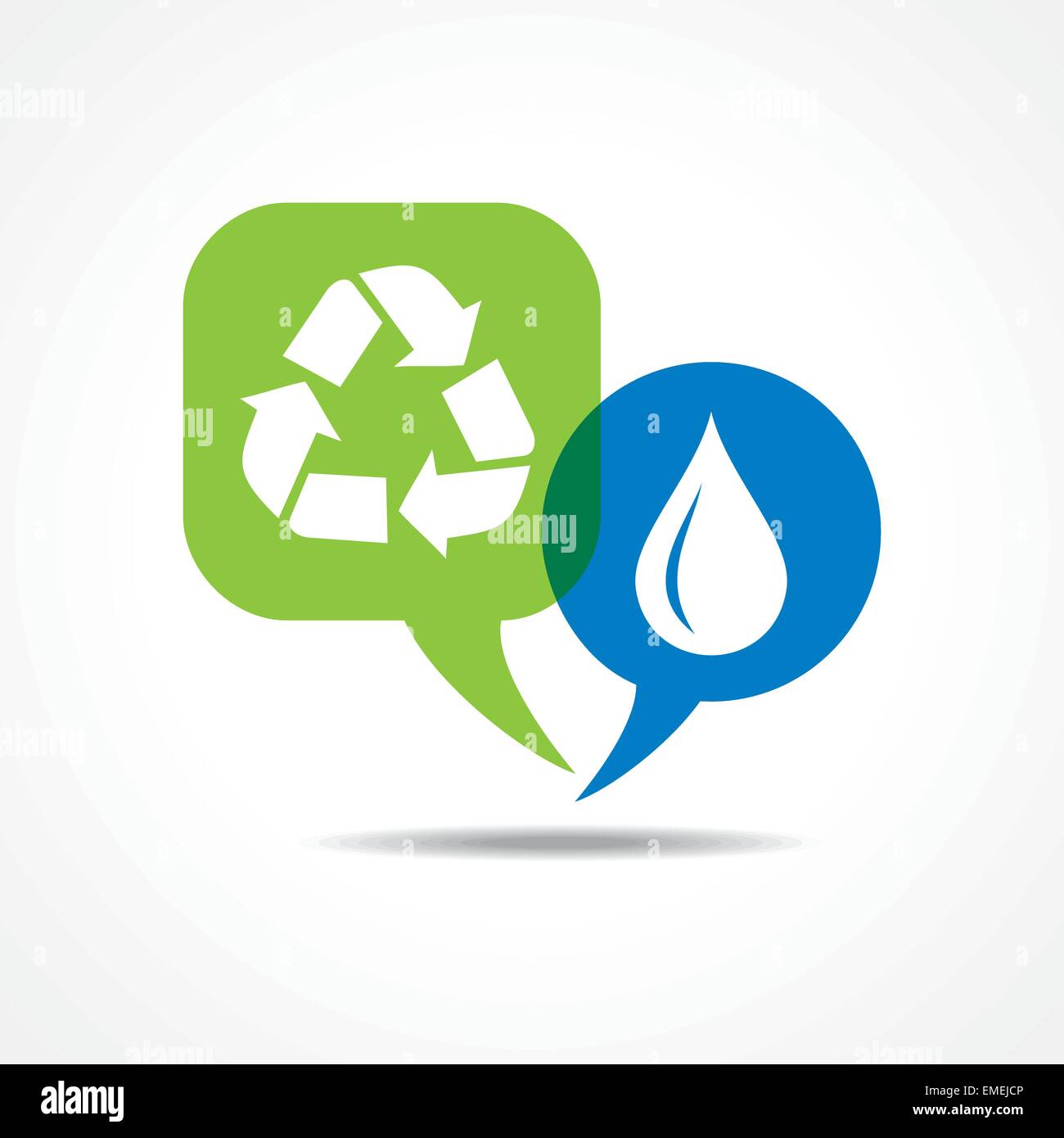 Recycle icon symbol in Stock Vector Images - Alamy