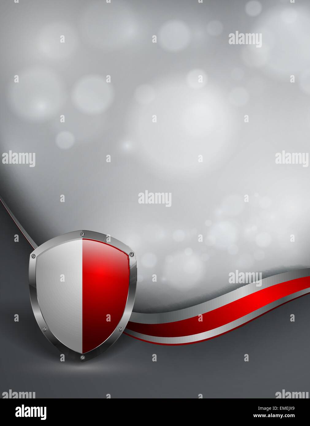 abstract vector template with shield Stock Vector Image & Art - Alamy