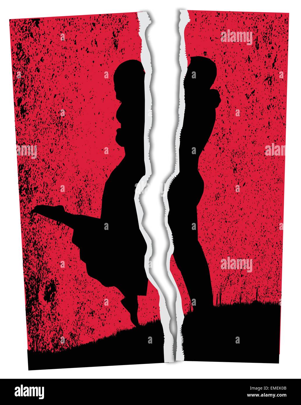 Split splitting Stock Vector Images - Alamy