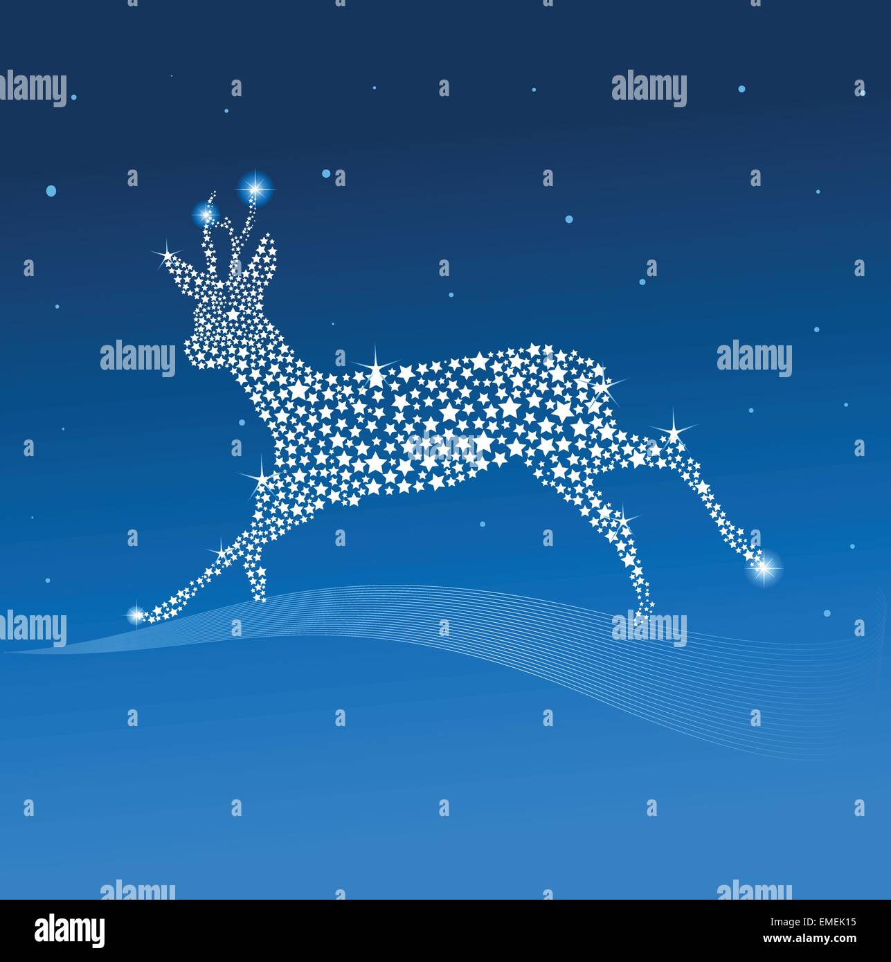 Reindeer clipart hi-res stock photography and images - Alamy
