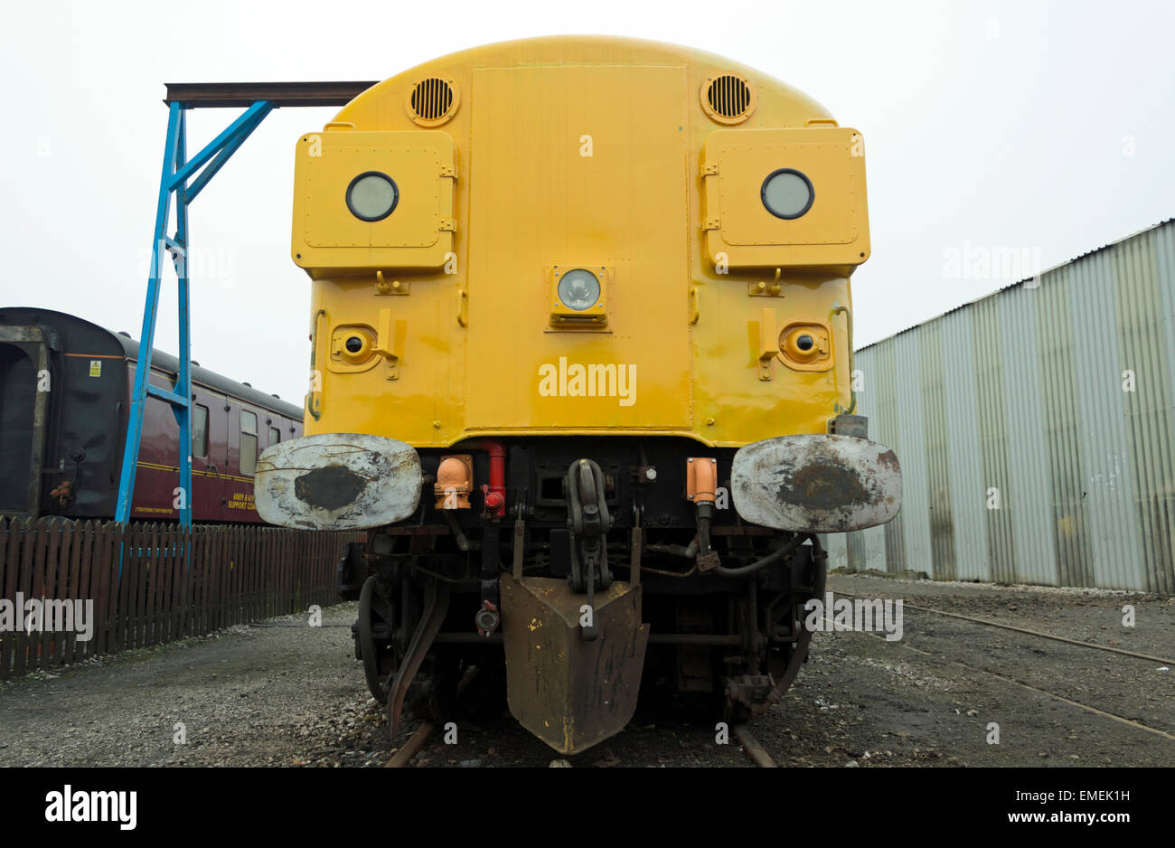 Class 37, 37108 at Crewe Heritage Centre Stock Photo - Alamy