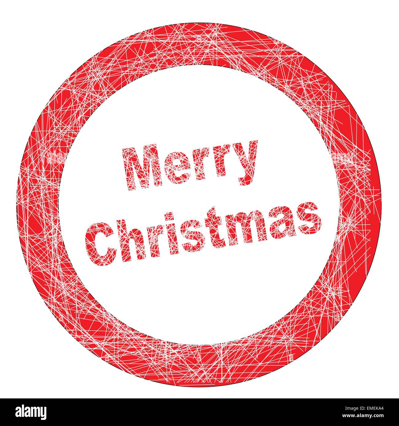 Merry christmas white text Stock Vector Images - Alamy