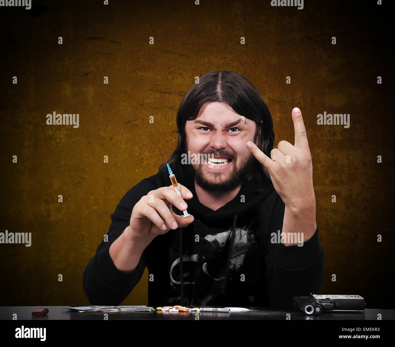 Angry heroine hi-res stock photography and images - Alamy