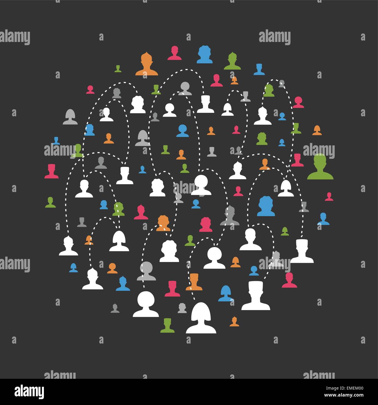 Social framework Stock Vector Images - Alamy