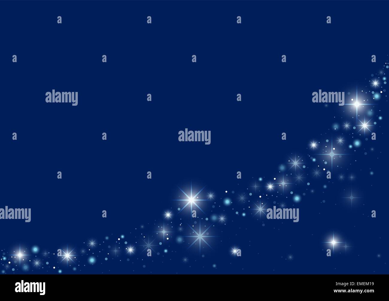 Blue Starry Christmas Background Stock Vector Image & Art - Alamy