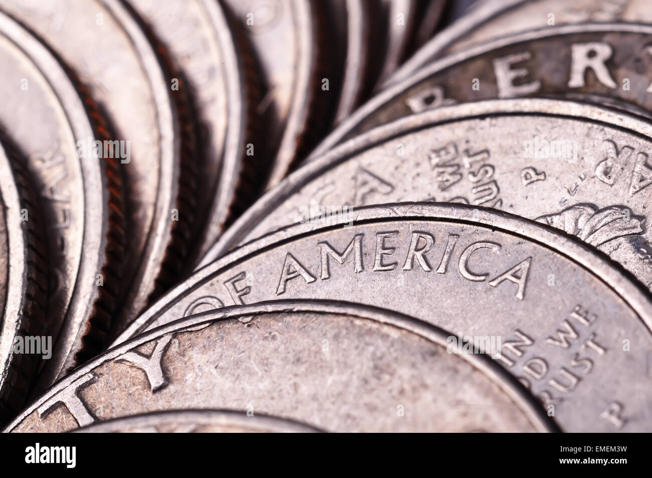 American silver coins hi-res stock photography and images - Alamy