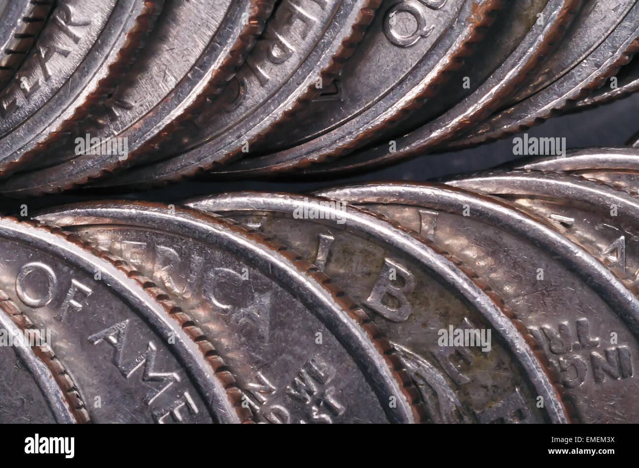 Coin collection quarter silver hi-res stock photography and images - Alamy