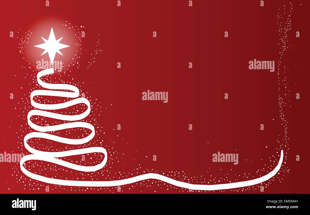 Christmas background snowflakes ribbon Stock Vector Images - Alamy