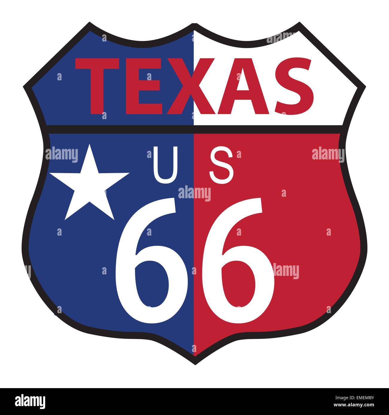 Texas street flag Stock Vector Images - Alamy