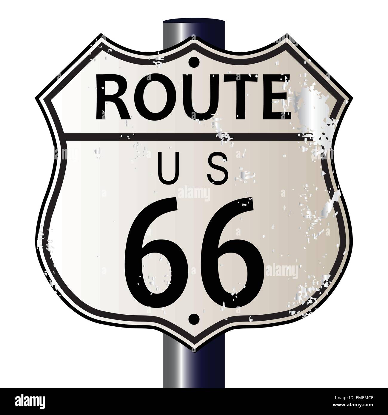 Highway 66 Stock Vector Images - Alamy