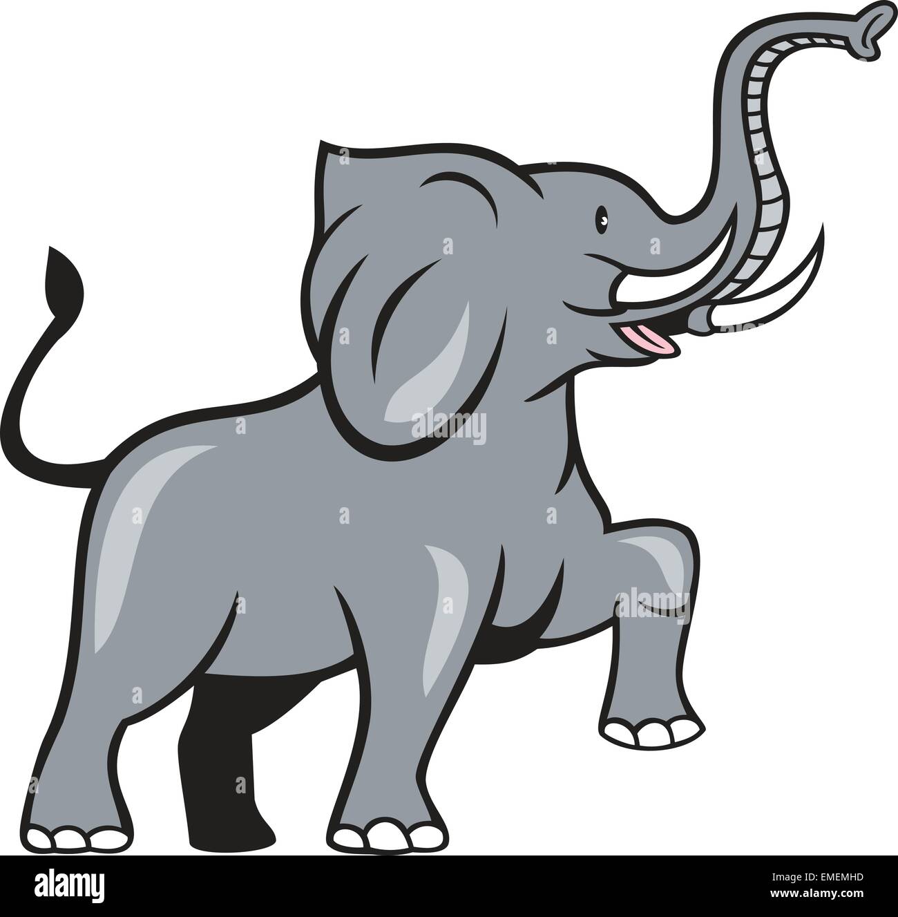 Elephant Side Stock Vector Images - Alamy