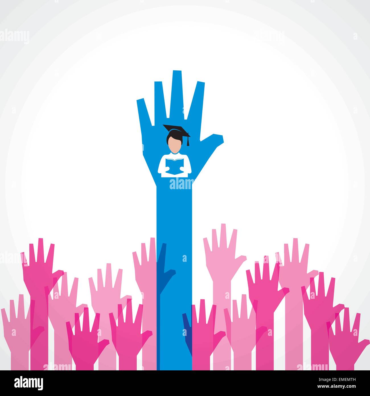 Learning female Stock Vector Images - Alamy