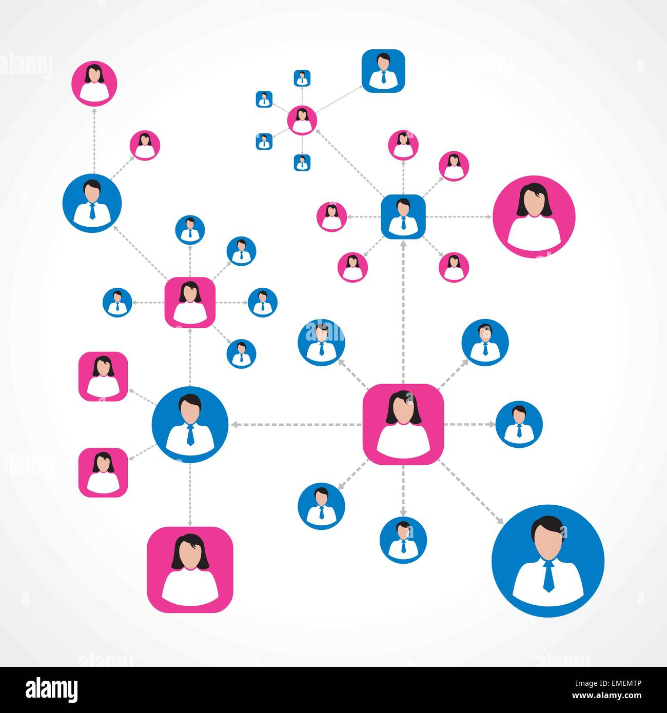 Female social media icon vector hi-res stock photography and images - Alamy