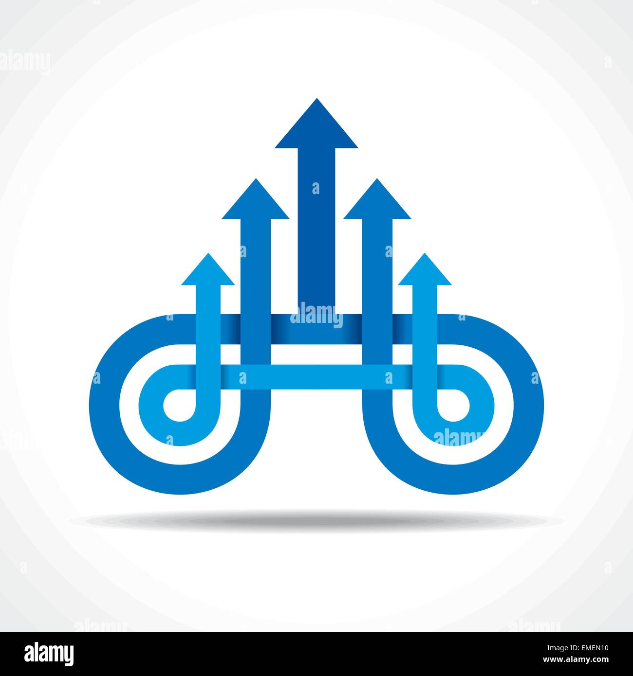 Leader arrow Stock Vector Images - Alamy
