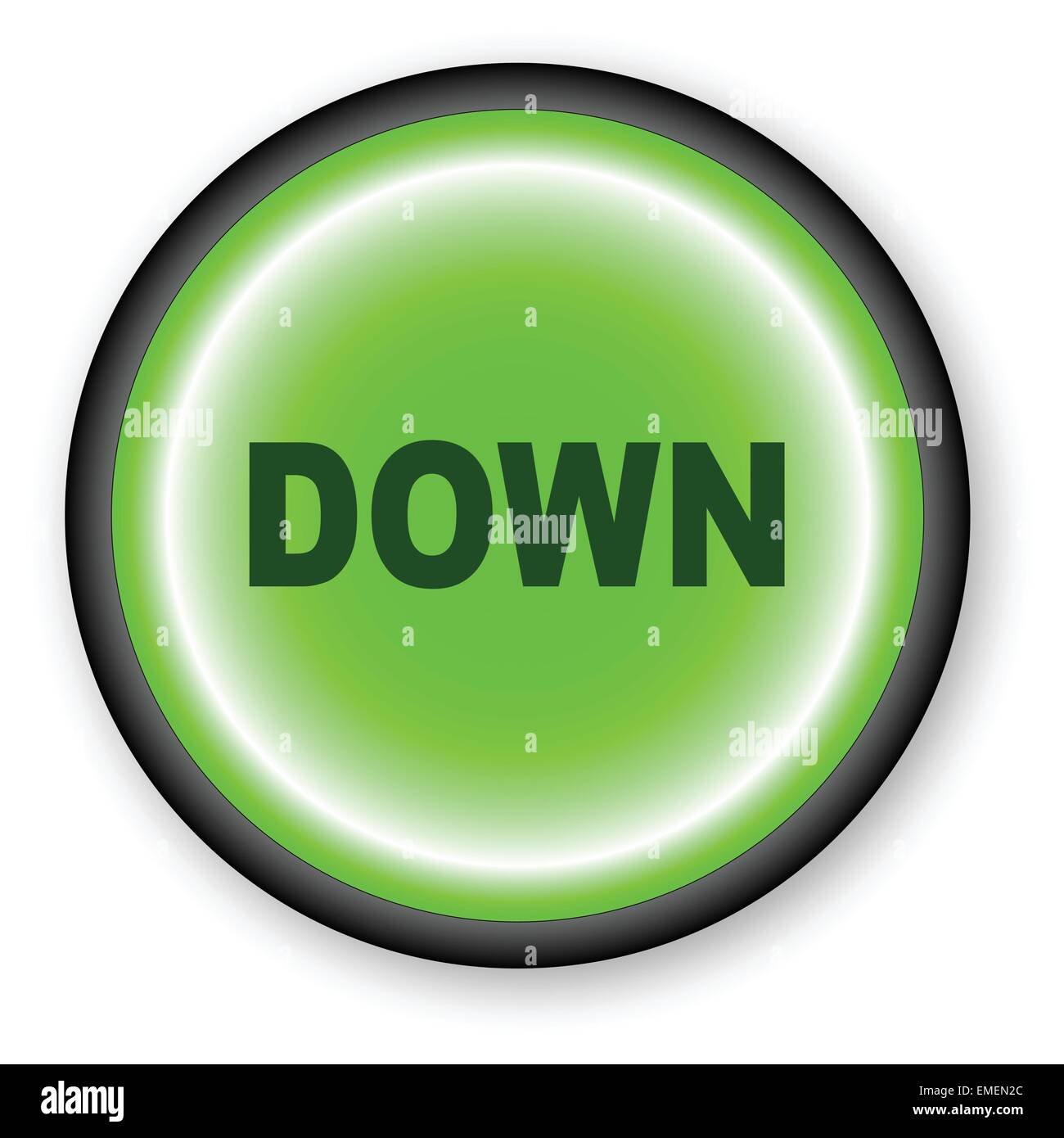 Down escalator vector Cut Out Stock Images & Pictures - Alamy