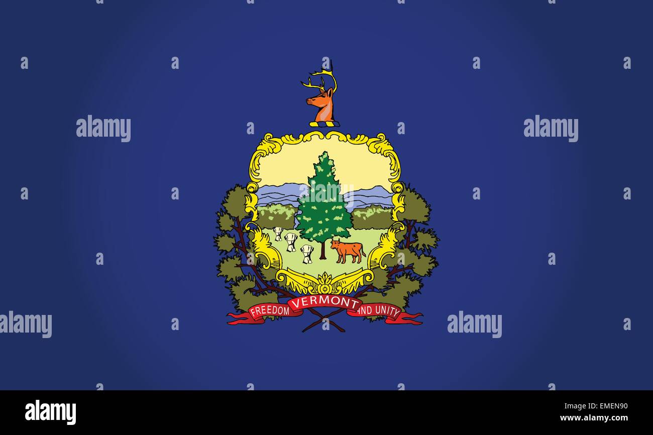 Vermont State Flag Stock Vector Image & Art - Alamy