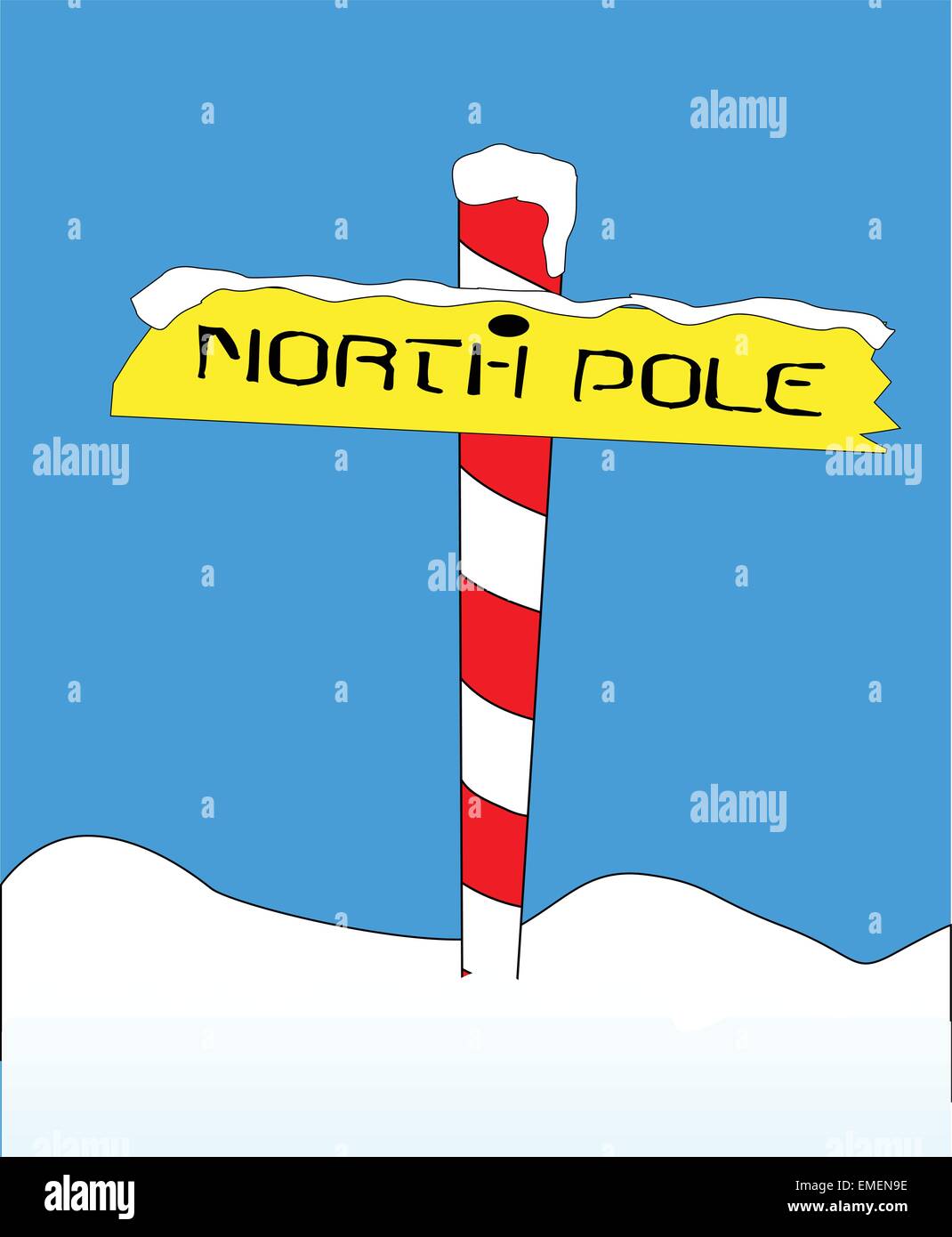 Sign pole winter hi-res stock photography and images - Alamy