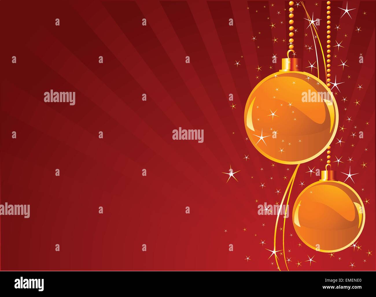 Gold bauble Stock Vector Images - Alamy