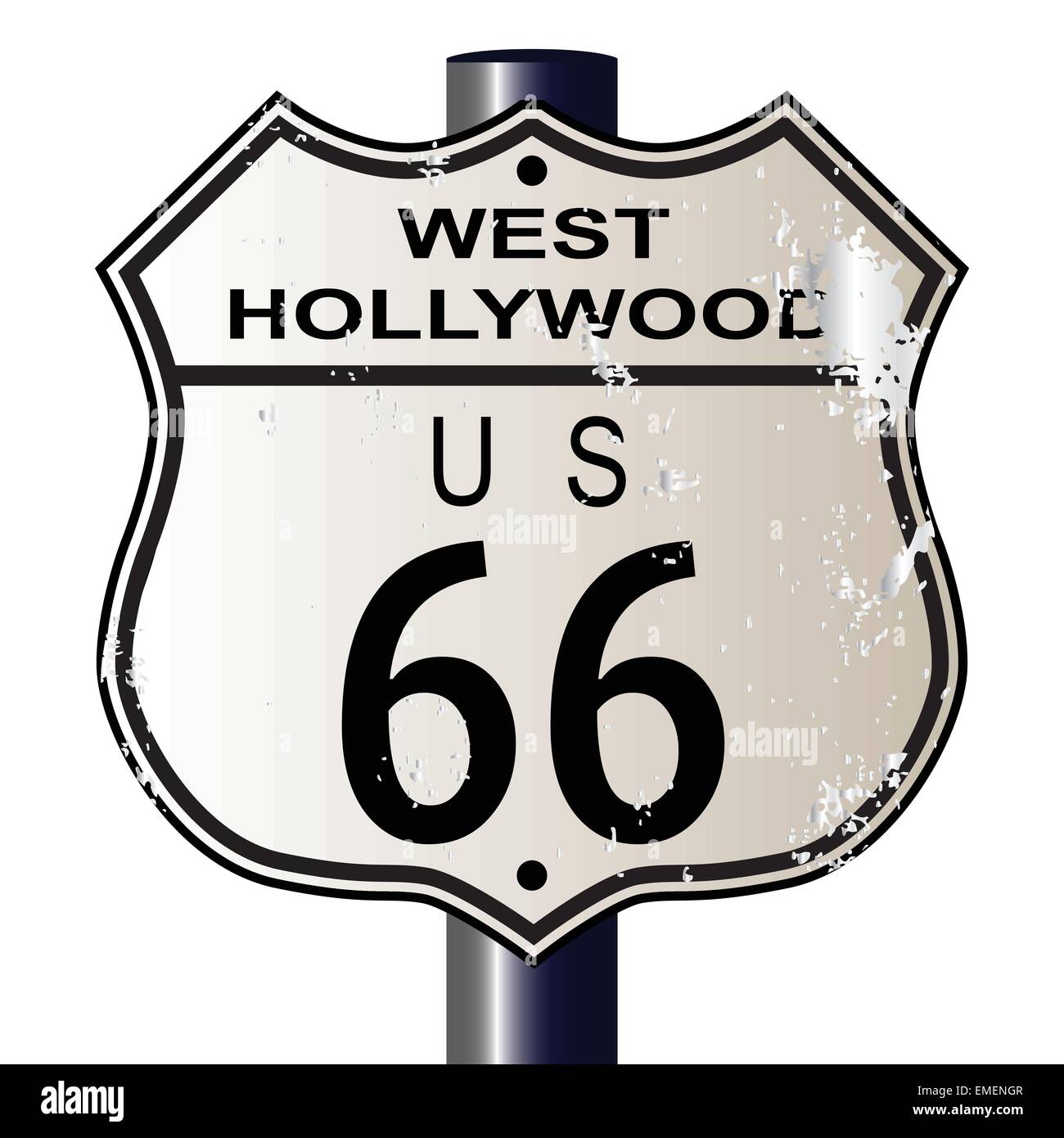 West hollywood street Stock Vector Images - Alamy