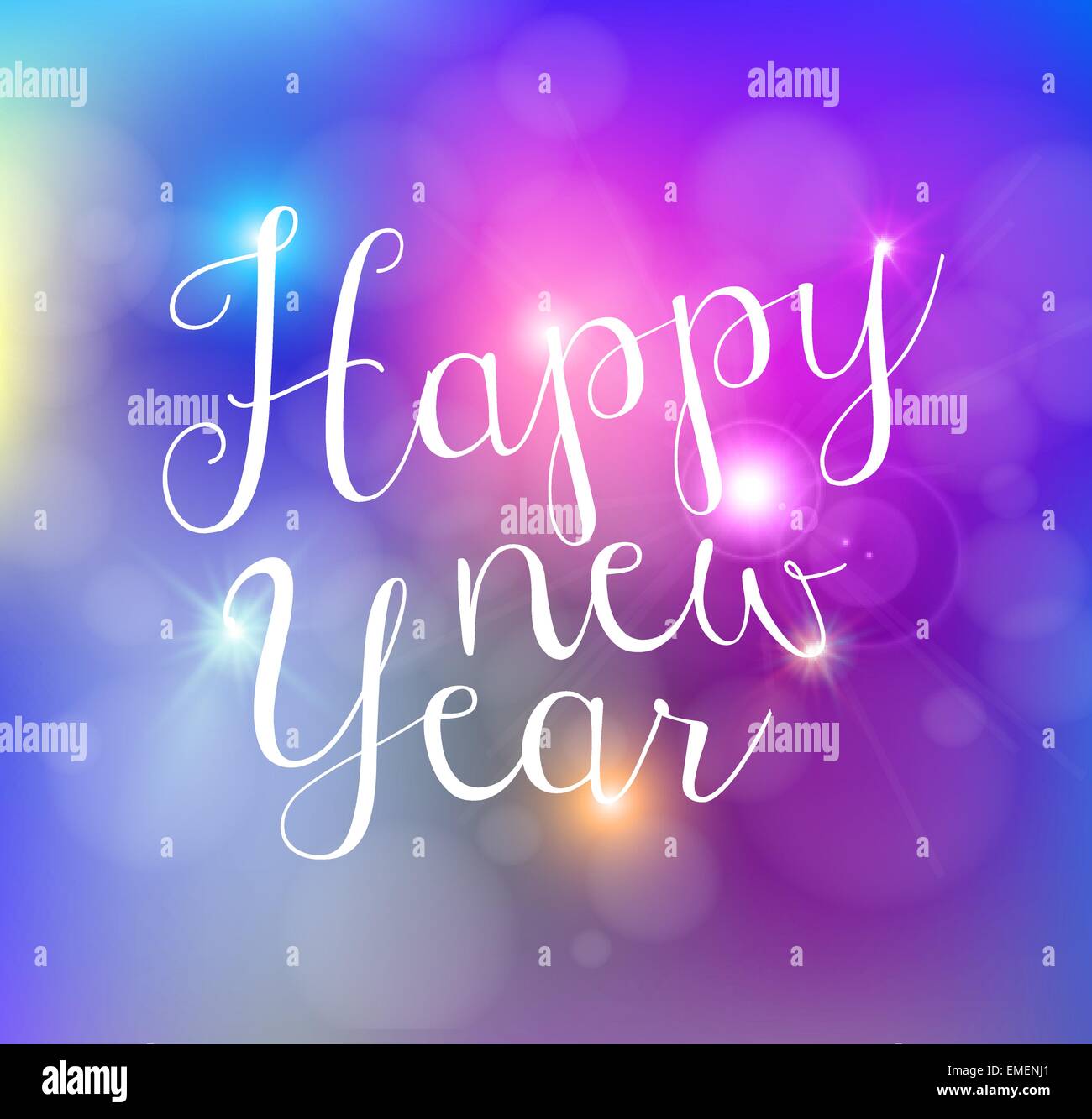 Happy new year bokeh Stock Vector Images - Alamy