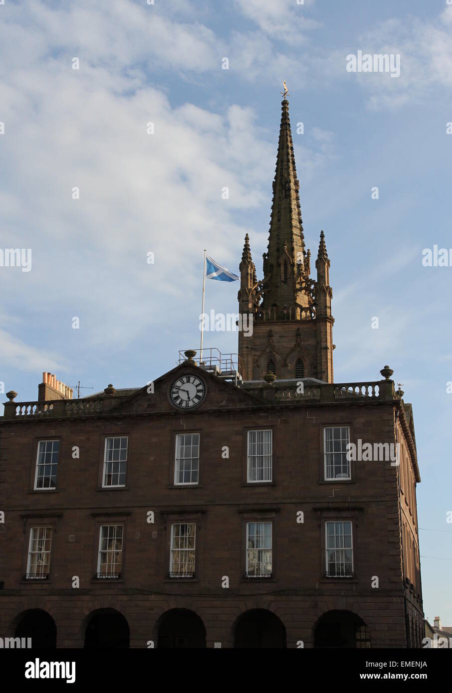 Montrose street scene Angus Scotland April 2015 Stock Photo - Alamy