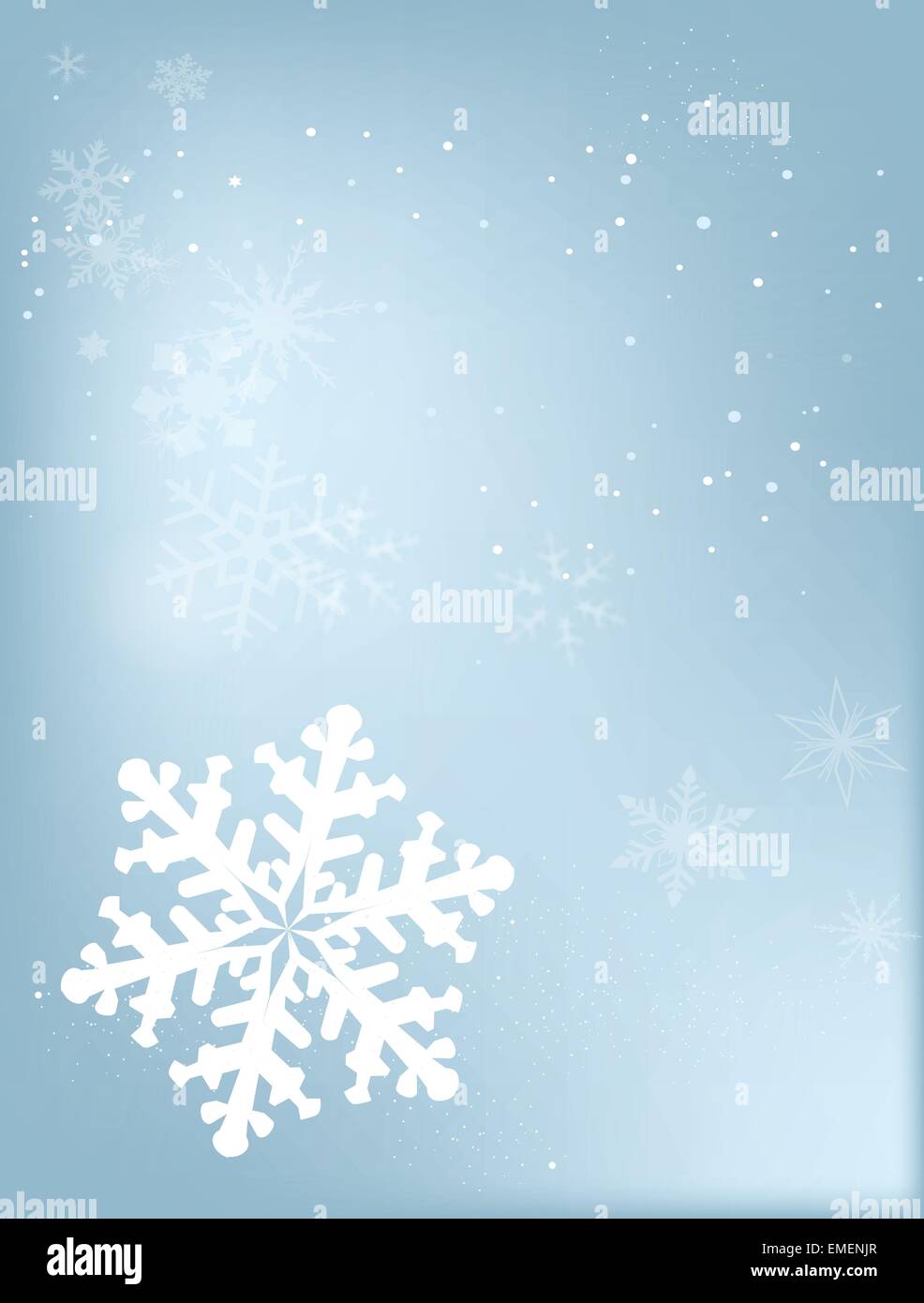 Snow falling Stock Vector Images - Alamy