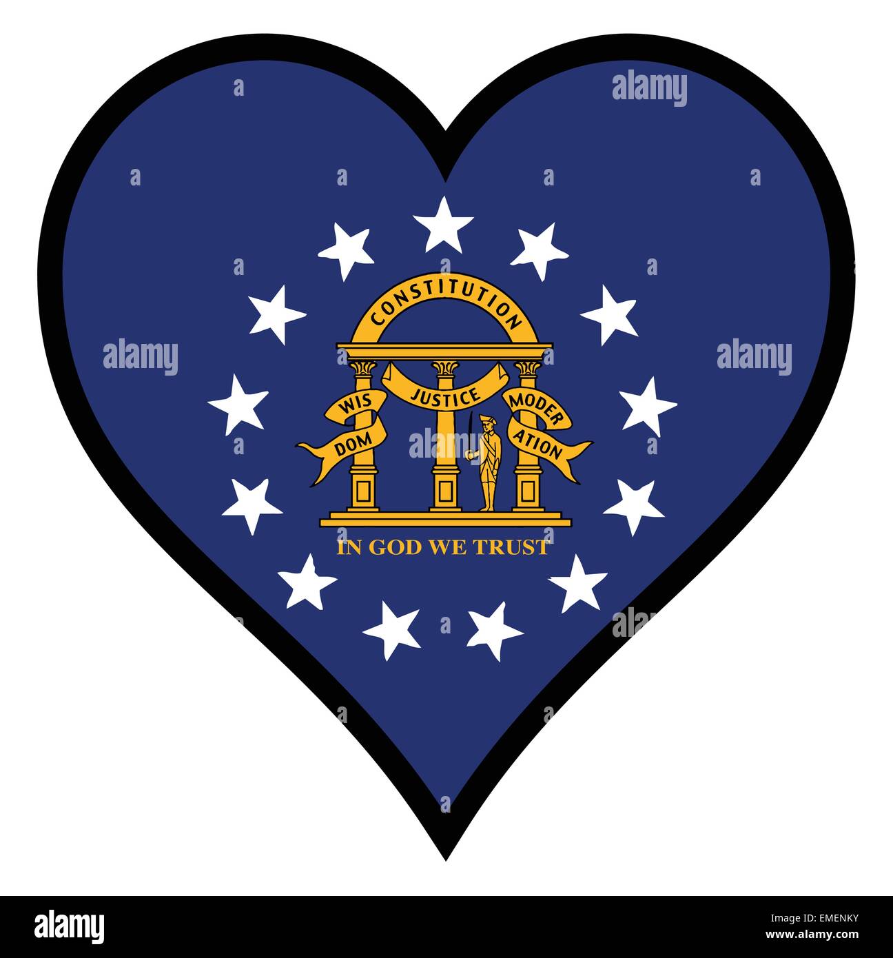 Georgia love Stock Vector Images - Alamy