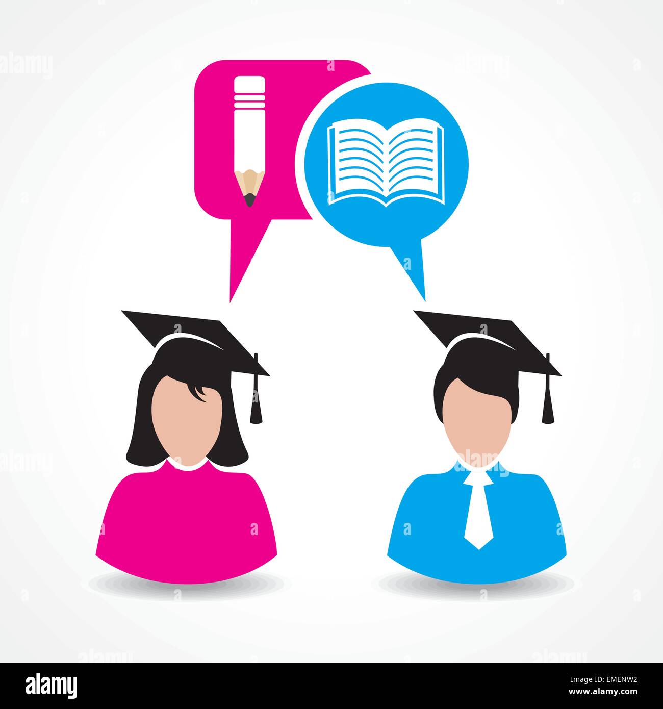 Academic thinking Stock Vector Images - Alamy