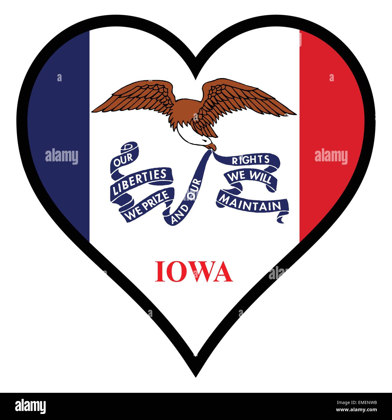 Iowa heart hi-res stock photography and images - Alamy