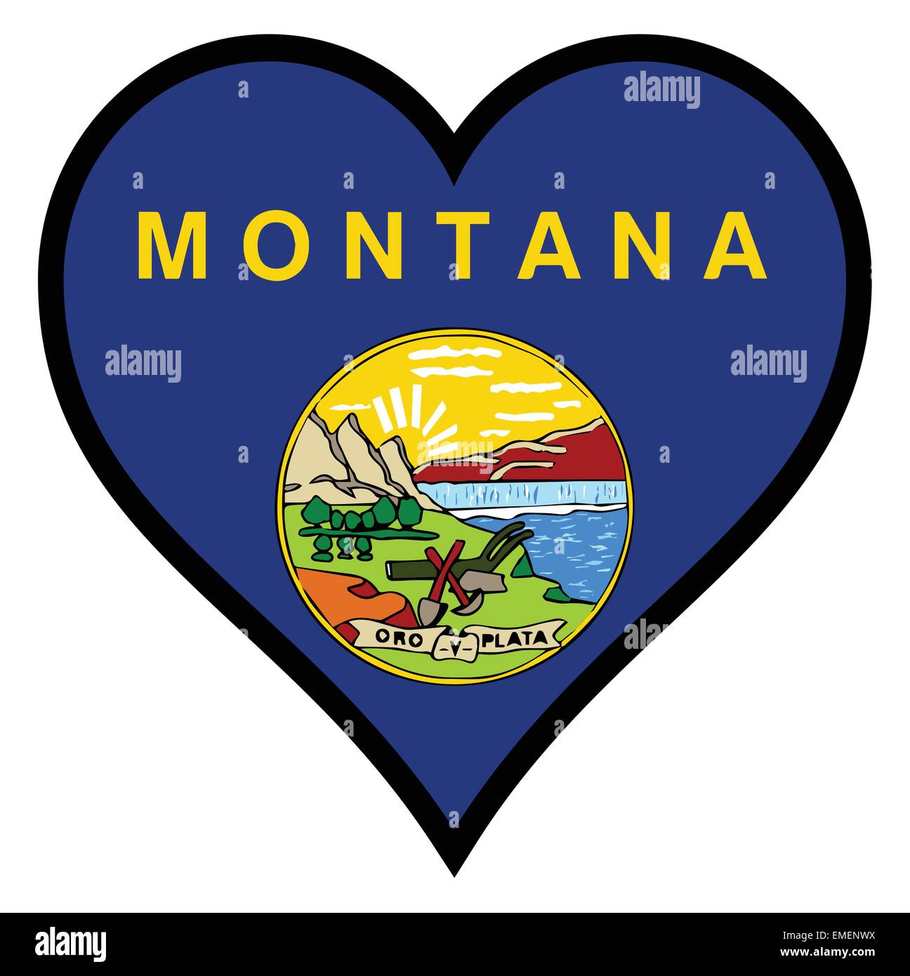 Montana heart hi-res stock photography and images - Alamy