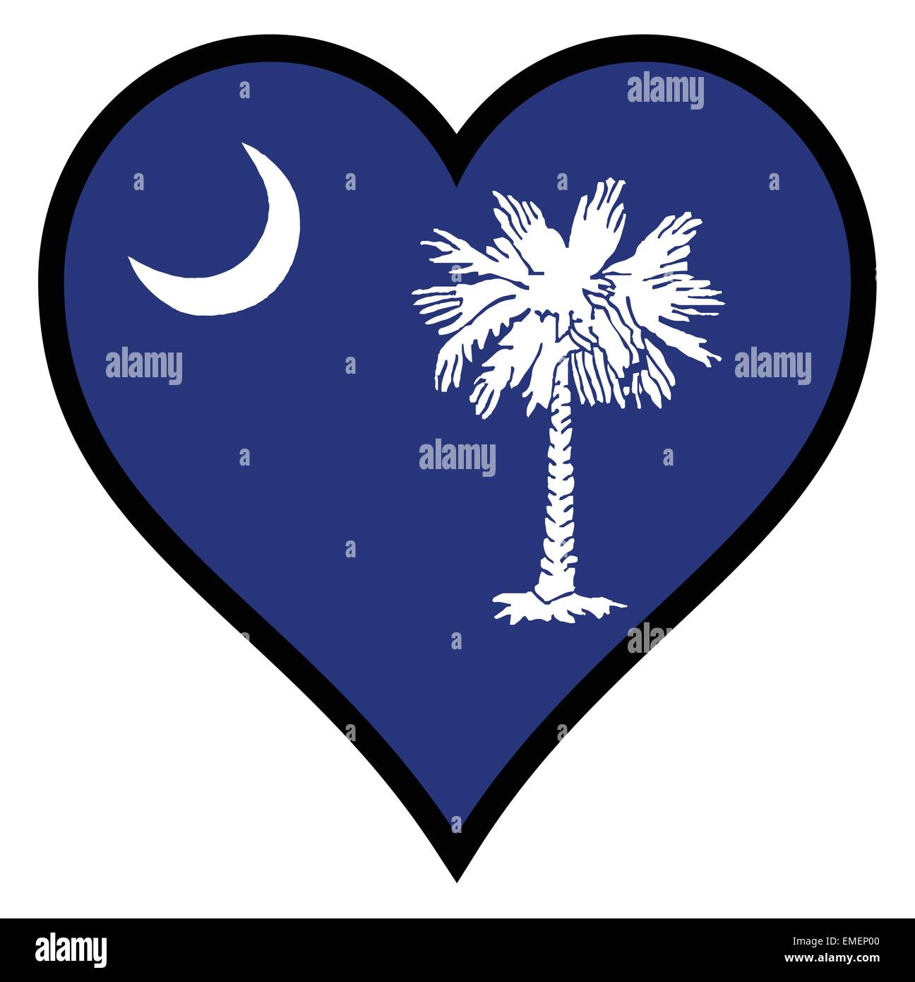 Love South Carolina Stock Vector Image & Art - Alamy