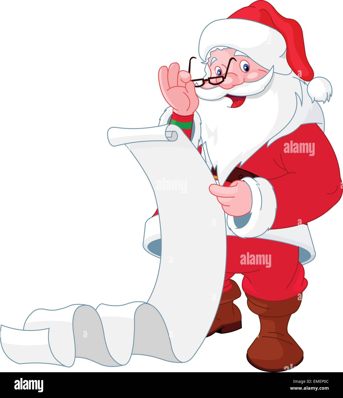 Santa claus gifts christmas Stock Vector Images - Alamy