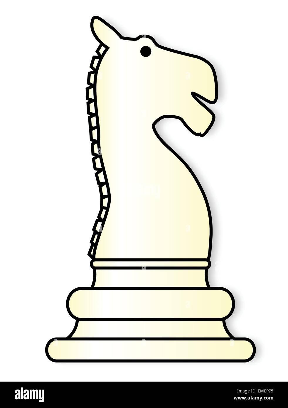 White chess knight hi-res stock photography and images - Alamy