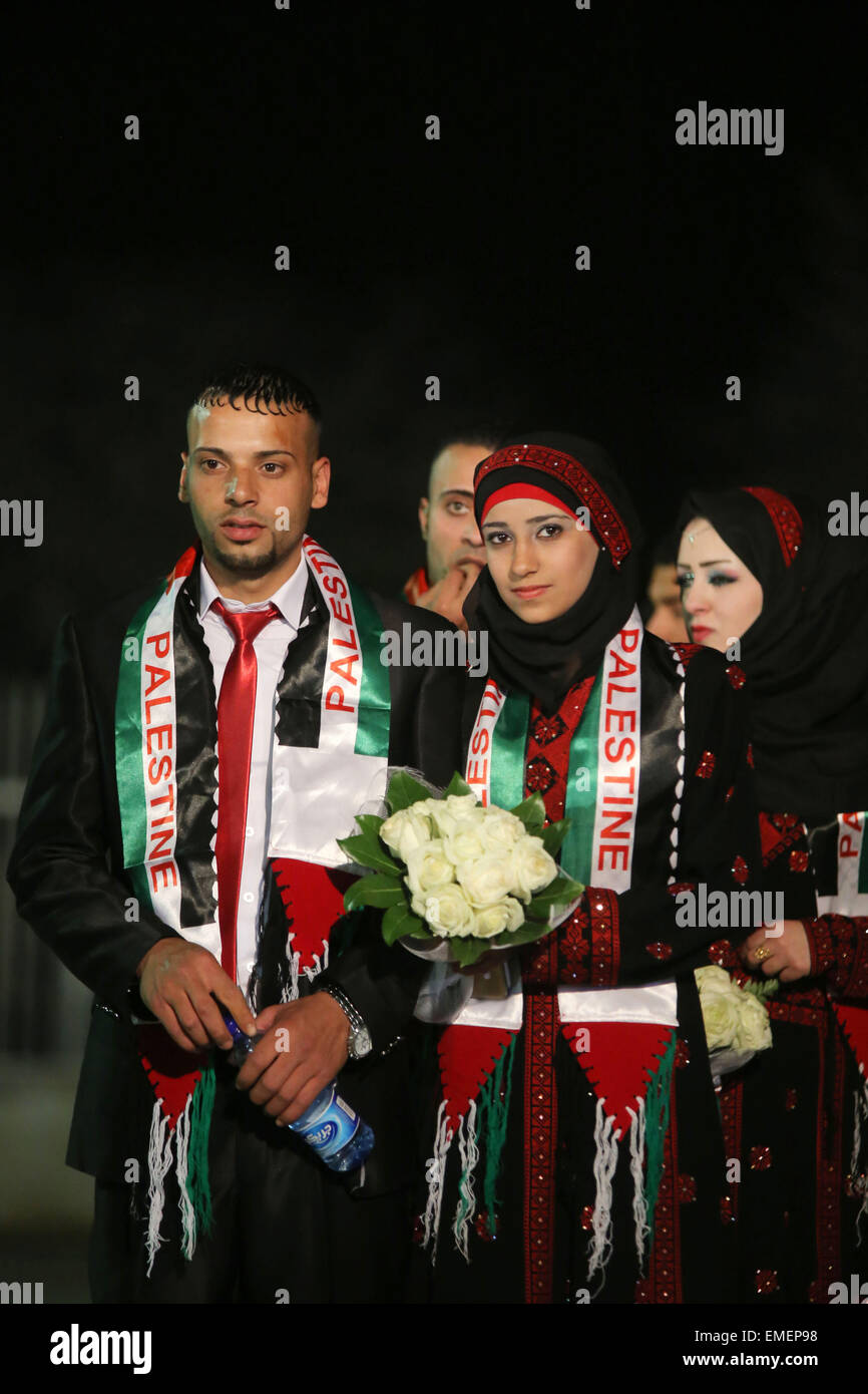 Jericho, West Bank, Palestinian Territory. 20th Apr, 2015. Palestinian ...