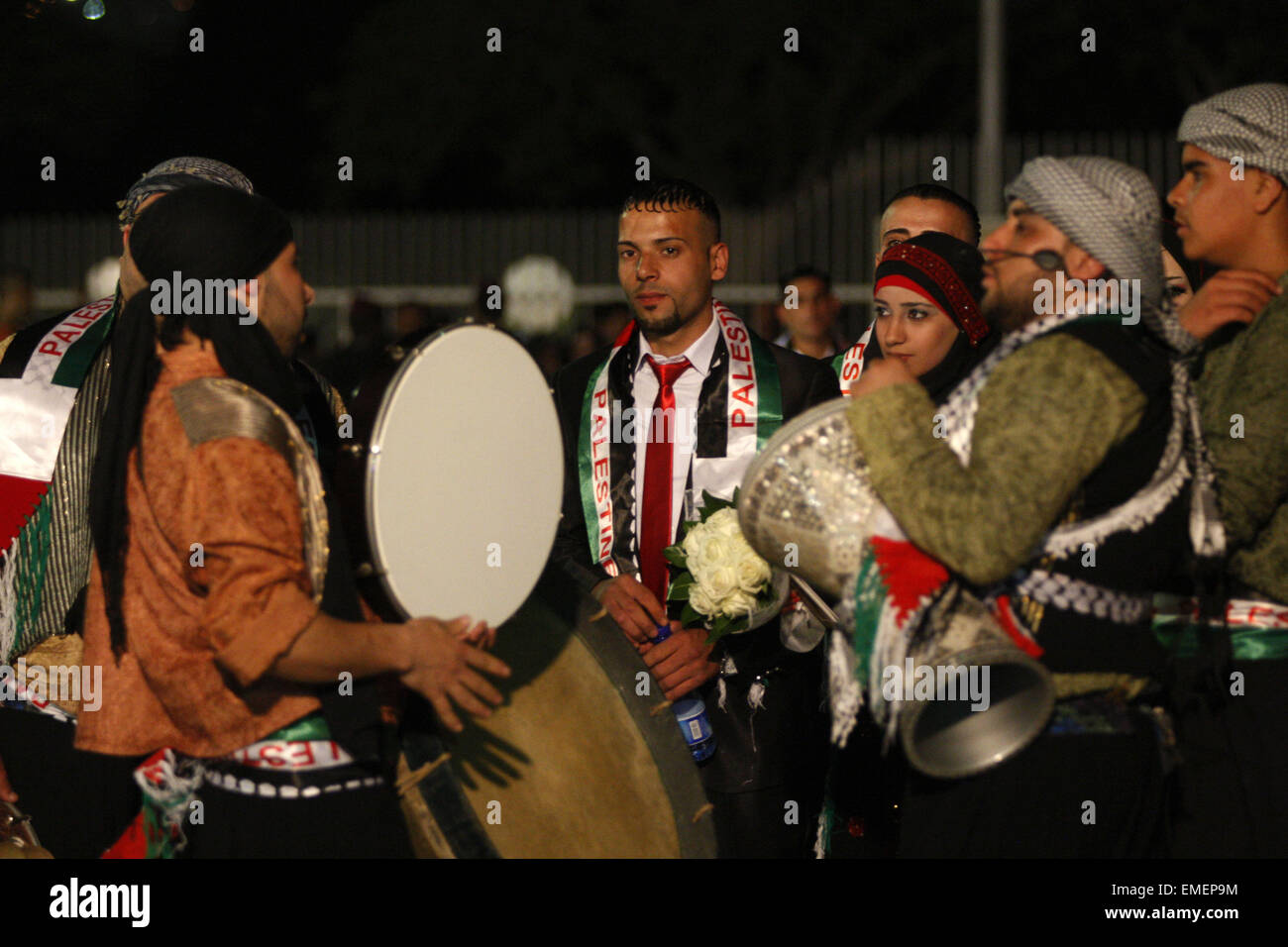 Jericho, West Bank, Palestinian Territory. 20th Apr, 2015. Palestinian ...