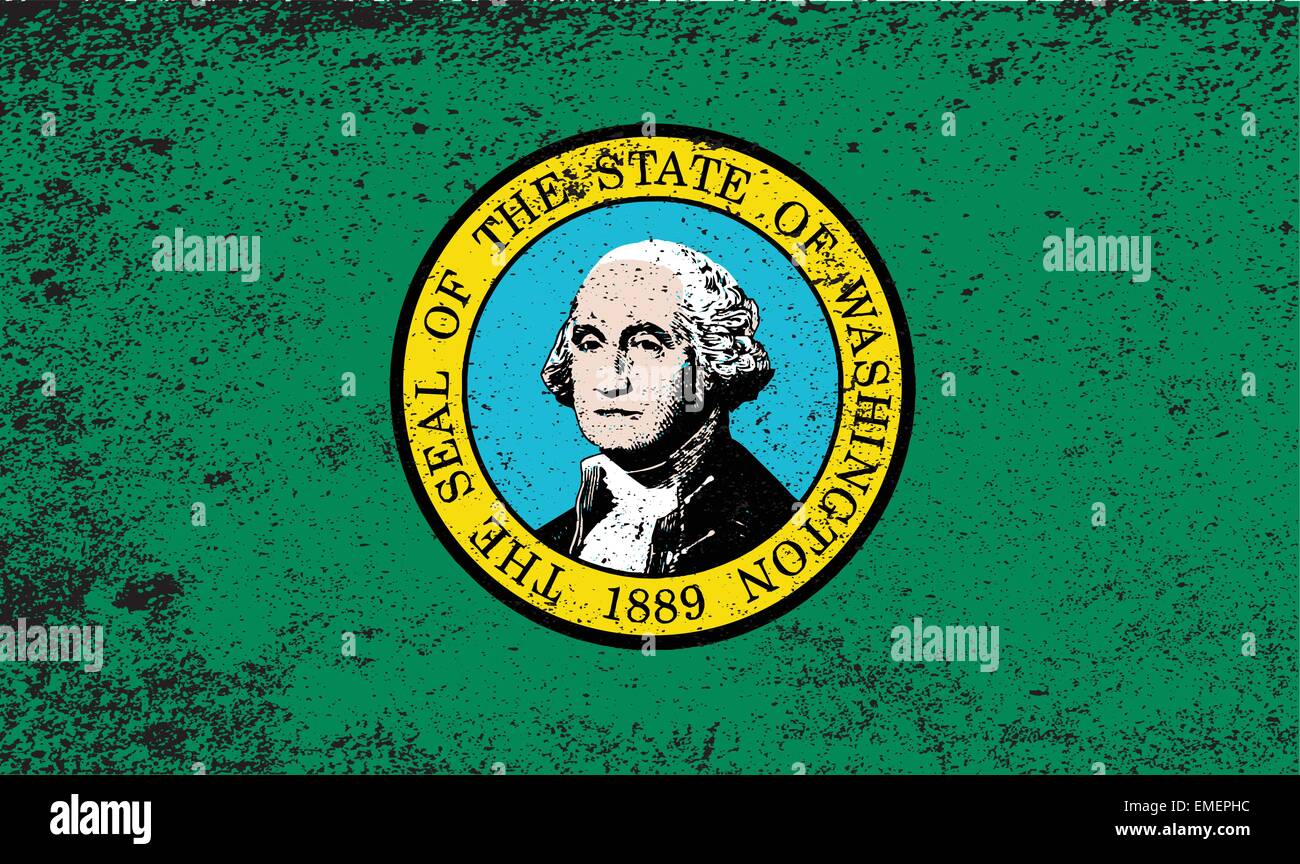 Washington state seal and flag hi-res stock photography and images - Alamy