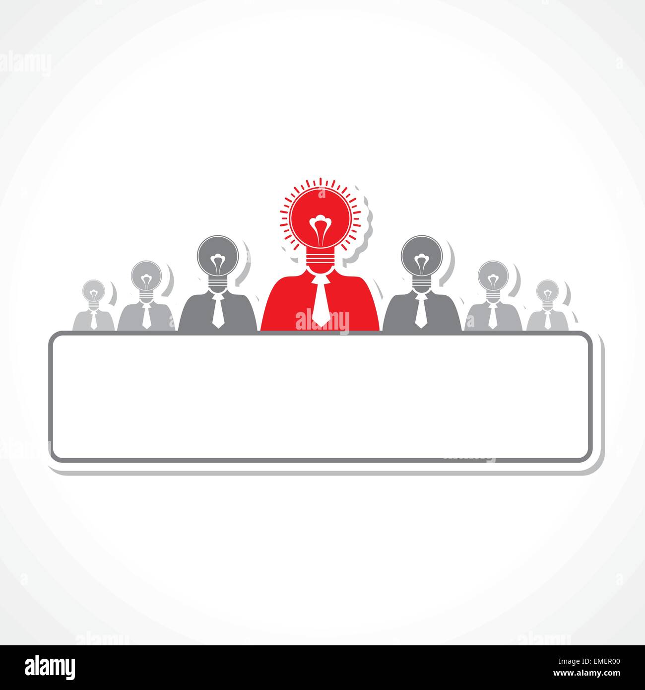 Creative idea concept person Stock Vector Images - Alamy